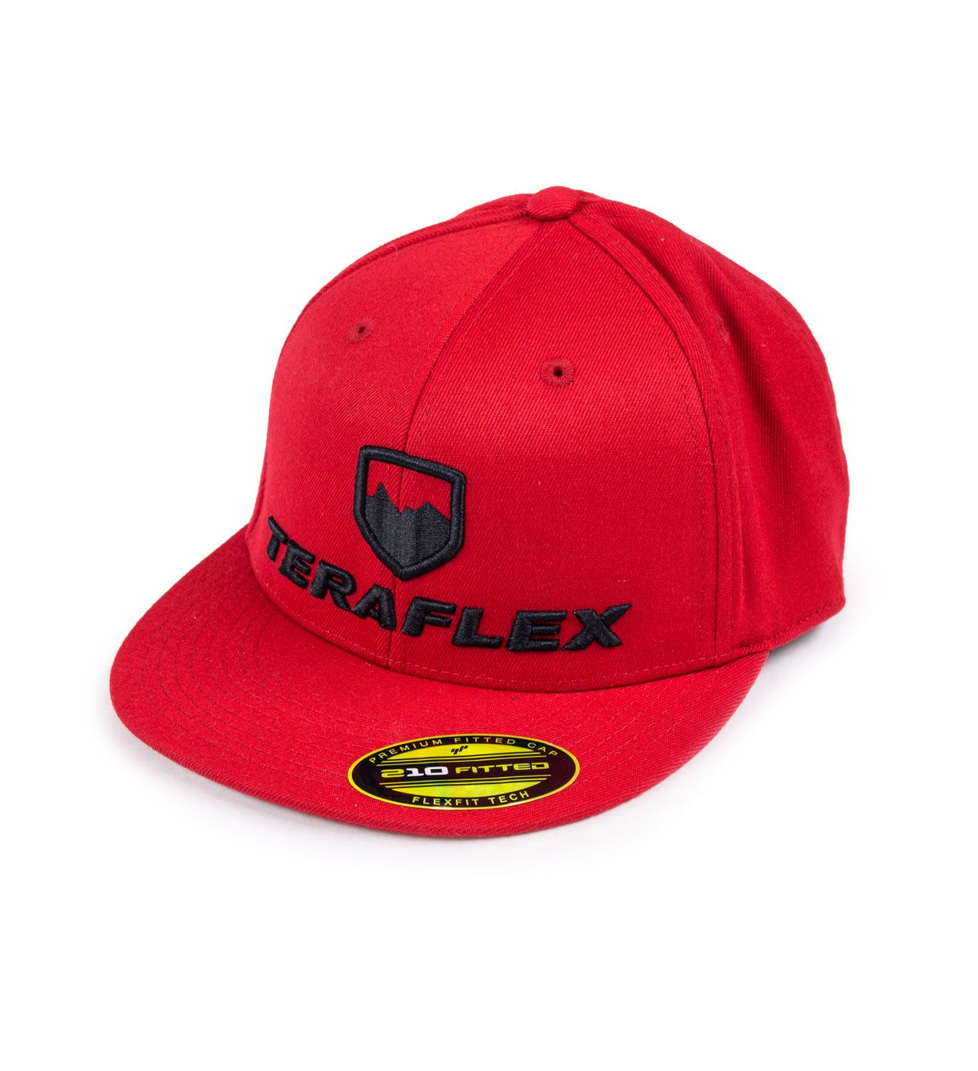 TeraFlex FlexFit Flat Visor Hat – Red/Black – Small/Medium | TeraFlex Japan
